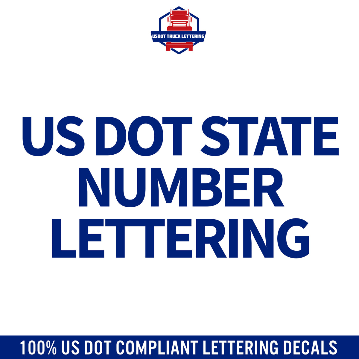 USDOT State Number Lettering – USDOT TRUCK LETTERING