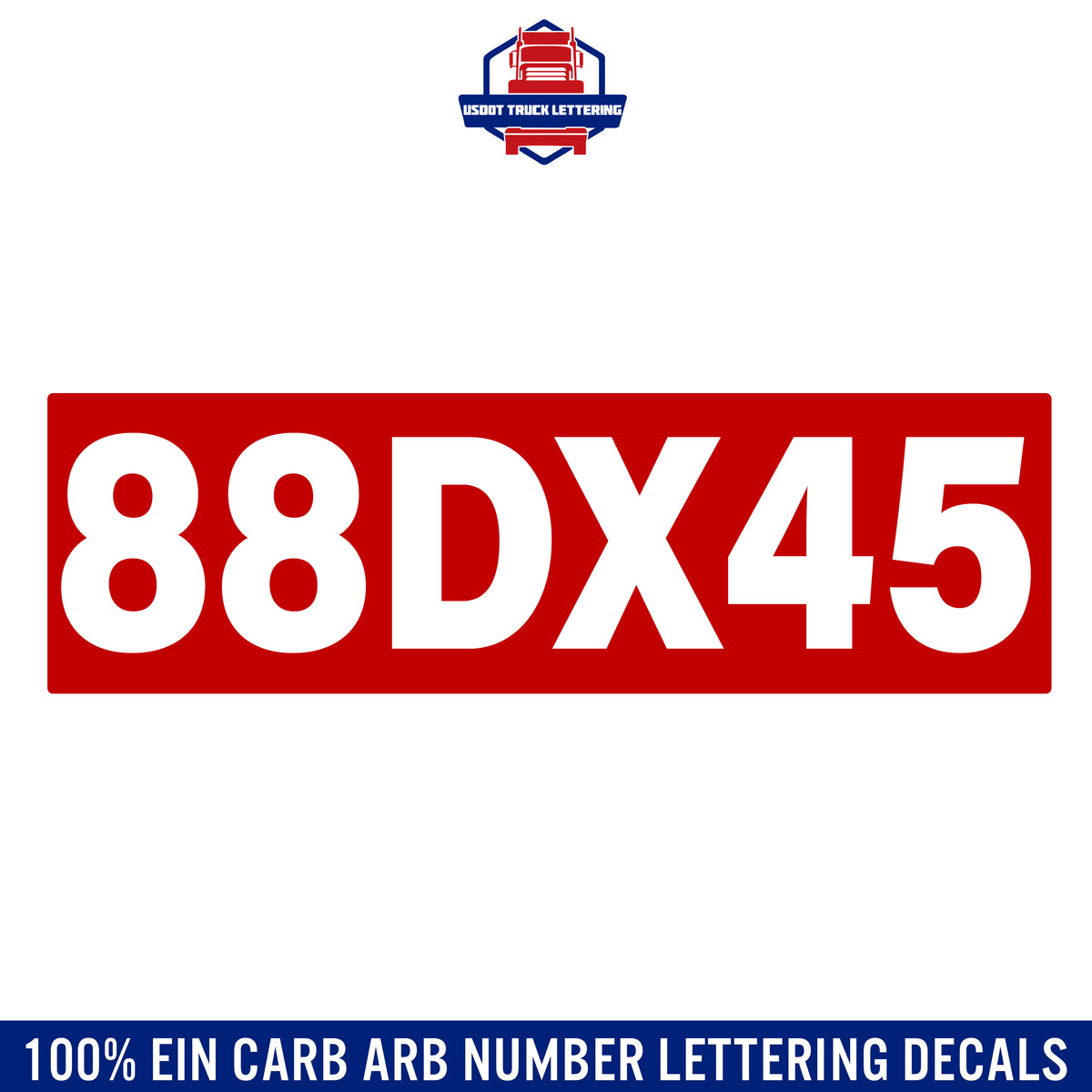 California Air Resource Board EIN CARB ARB Number Sticker (Set of 2 ...